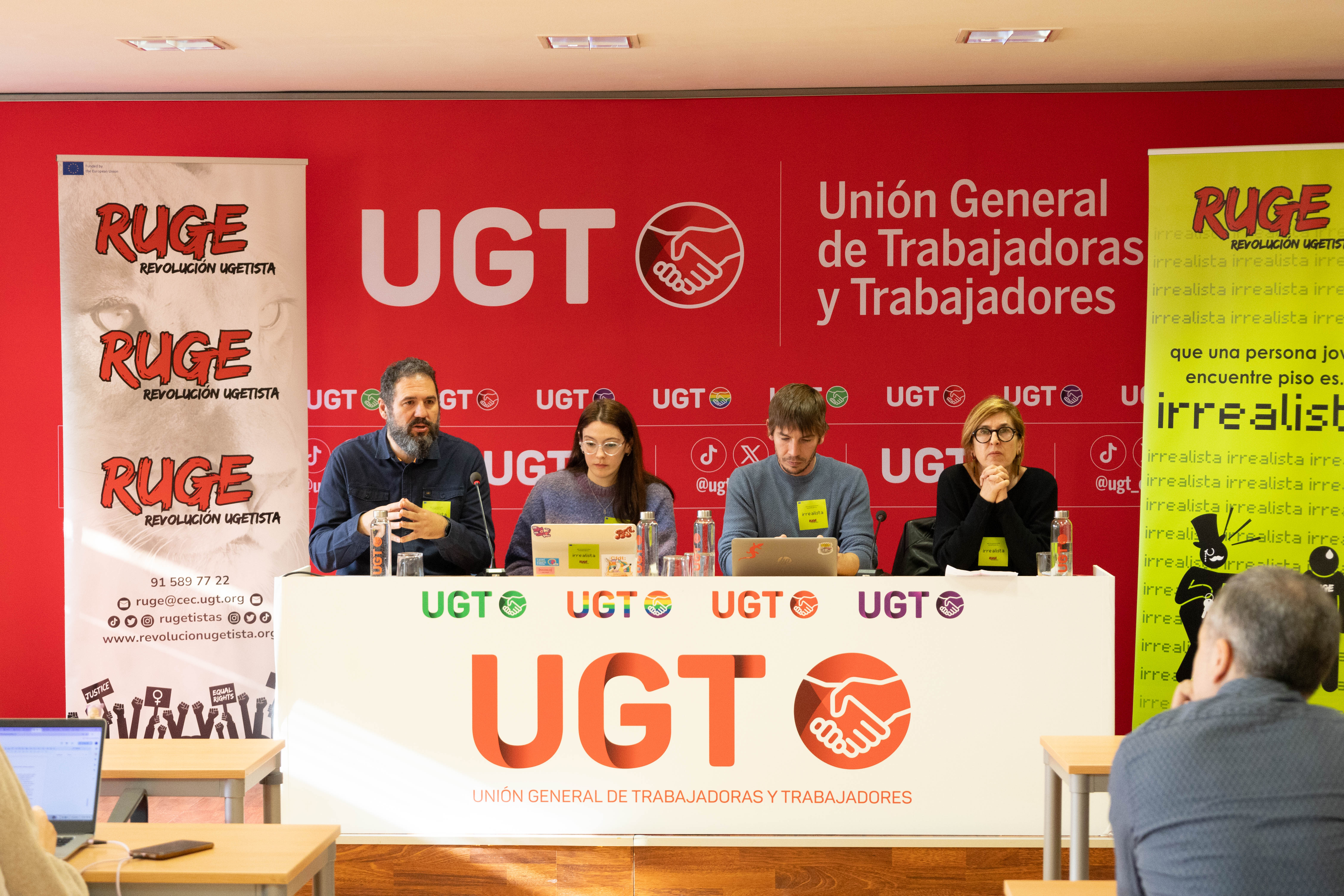 UGT | UGT presenta el informe sobre emancipación juvenil que forma parte de la campaña ‘Irrealista’